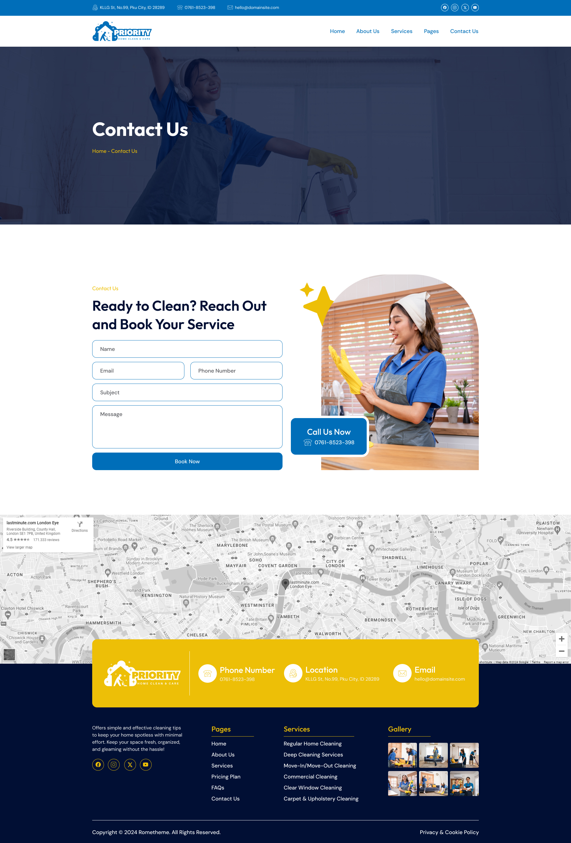 Priority - Home Clean and Care Figma Template by Rometheme | ThemeForest